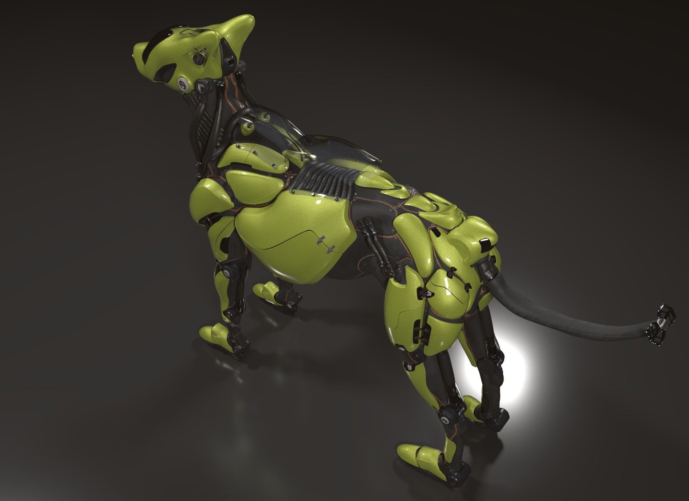 Robot dog Robodog high poly 3D model | CGTrader