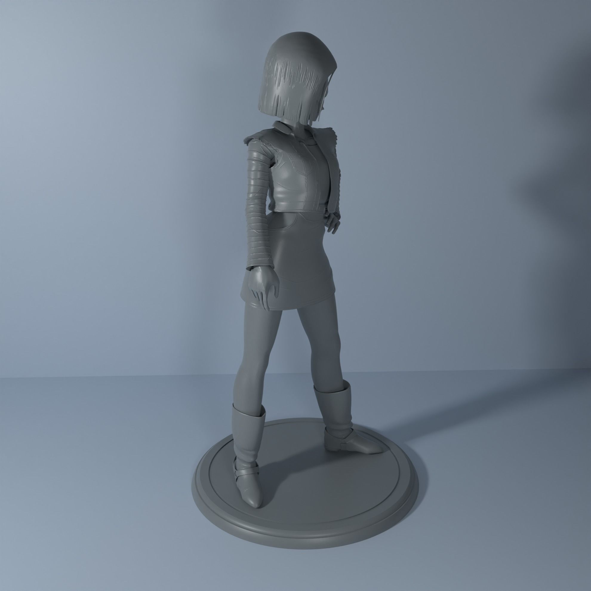 Android 18 3D model 3D printable | CGTrader