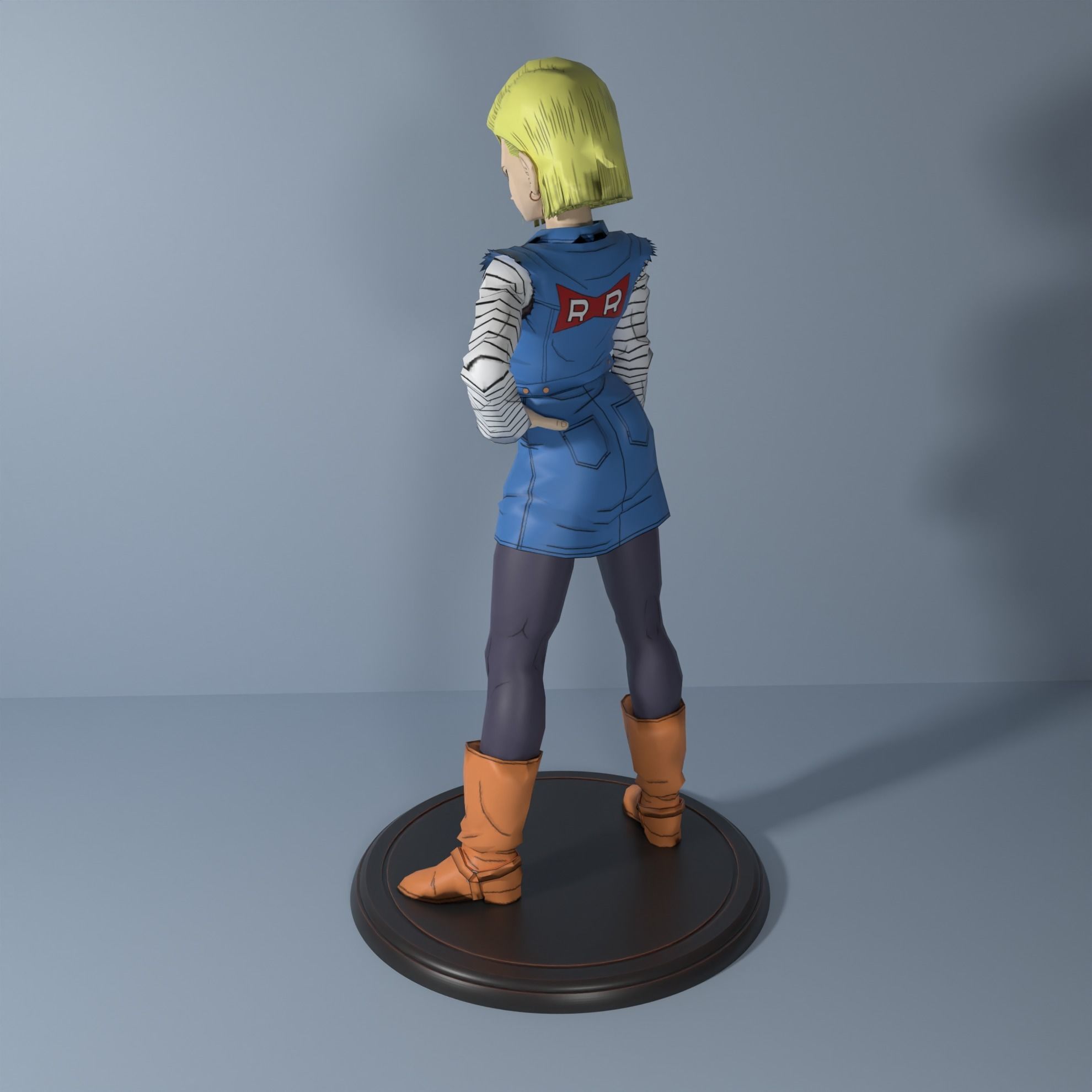 Android 18 3D model 3D printable | CGTrader