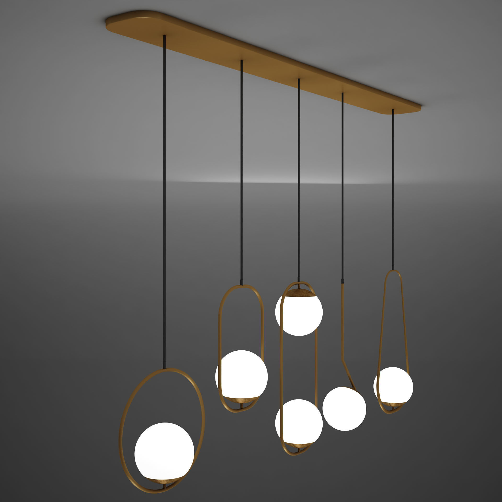 HD Ceiling Pendant Sphere Lamp Modern 3D model | CGTrader