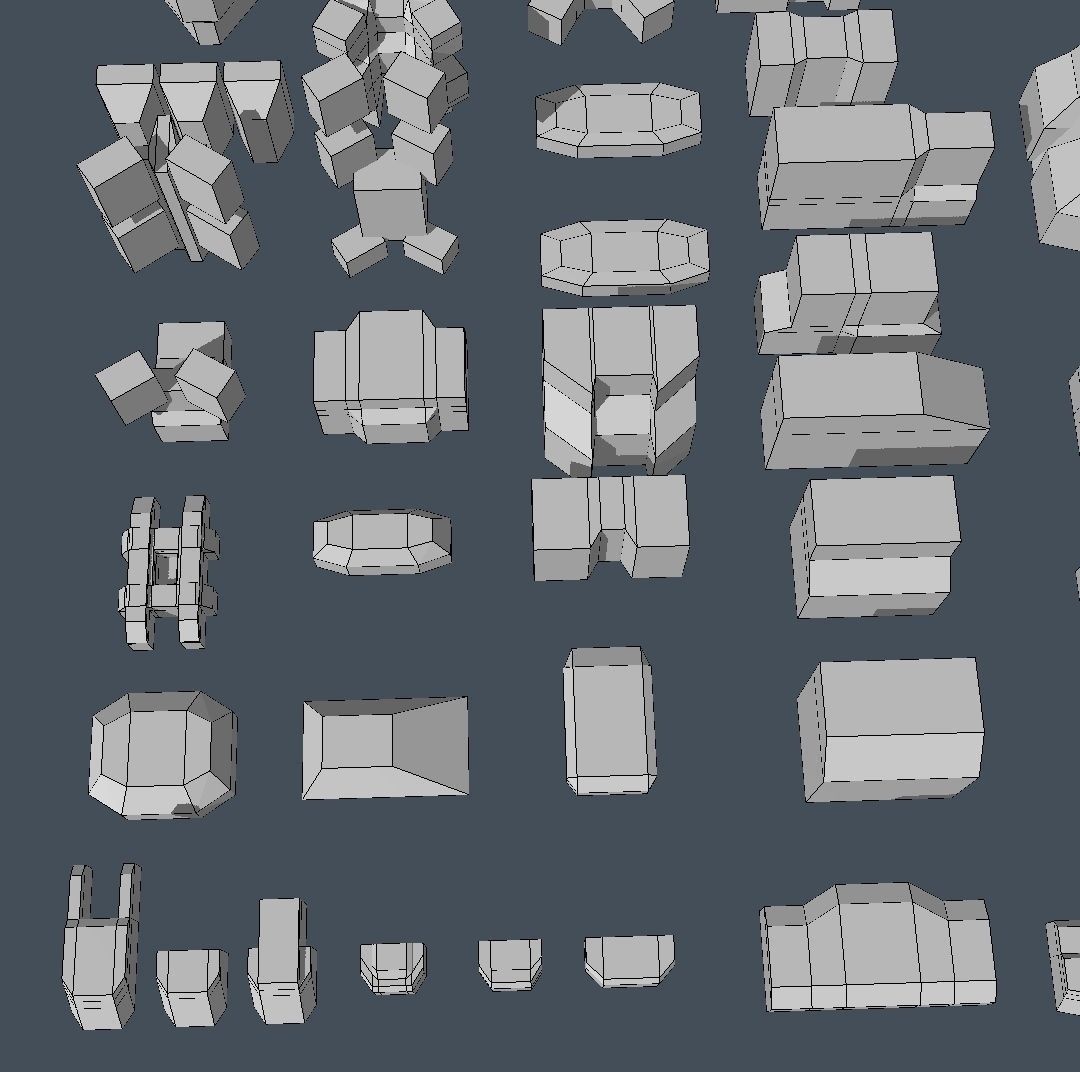 basic shapes set 06 3D model | CGTrader