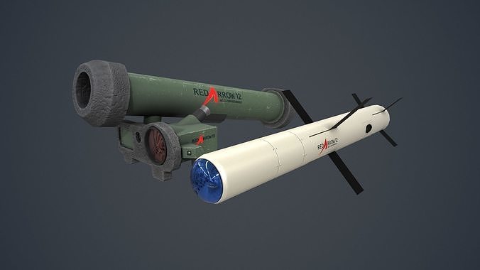 3D model HJ12 Red Arrow 12 VR / AR / low-poly | CGTrader