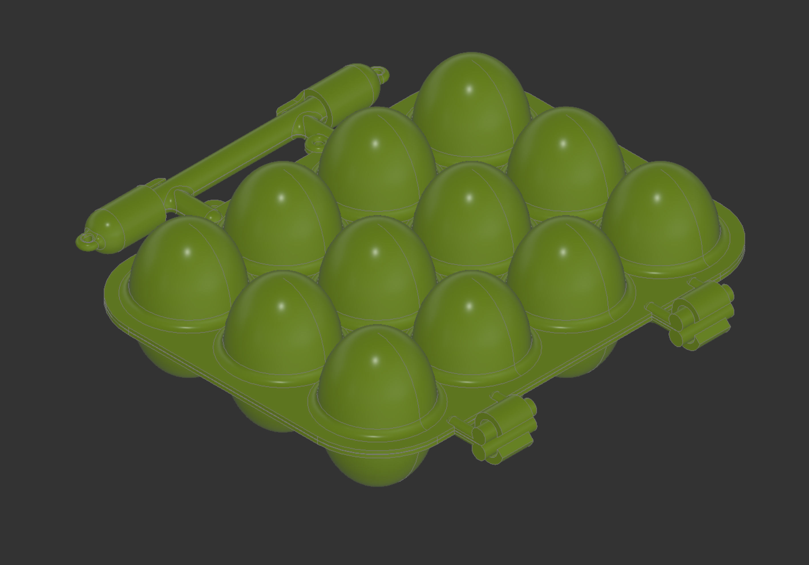 Egg tray 3D model for printing 3D model 3D printable | CGTrader