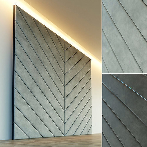3D model Soft wall panel decorative 13 VR / AR / low-poly | CGTrader