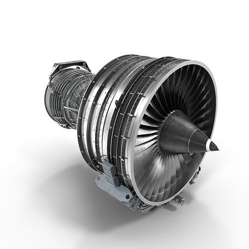 Airplane Jet Engine - CFM56 International 3D model | CGTrader