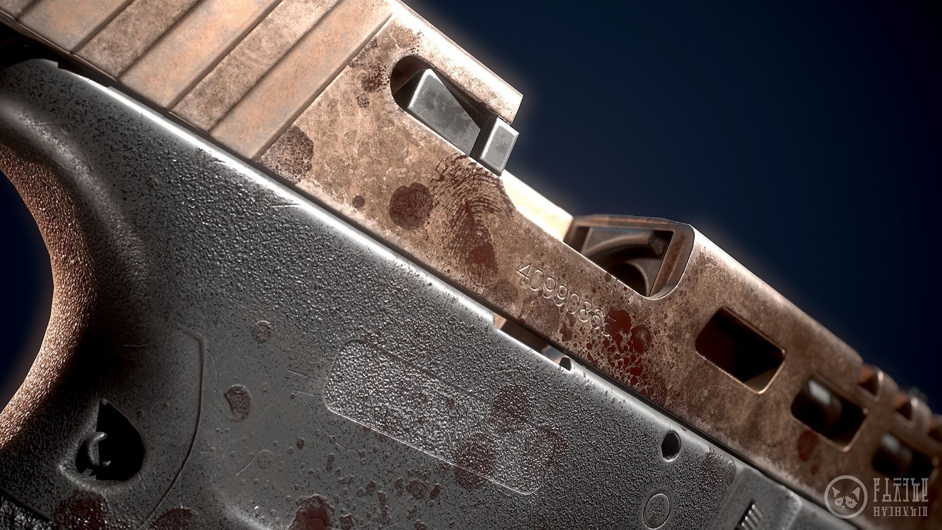 3D model Custom glock handgun VR / AR / low-poly | CGTrader