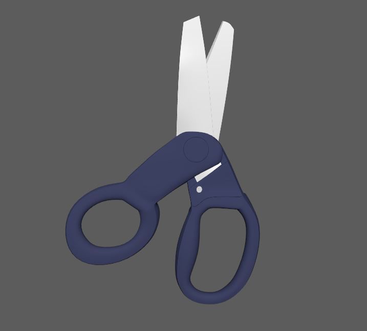 3D model Low Poly Scissors model VR / AR / low-poly | CGTrader