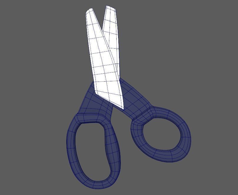 3D model Low Poly Scissors model VR / AR / low-poly | CGTrader