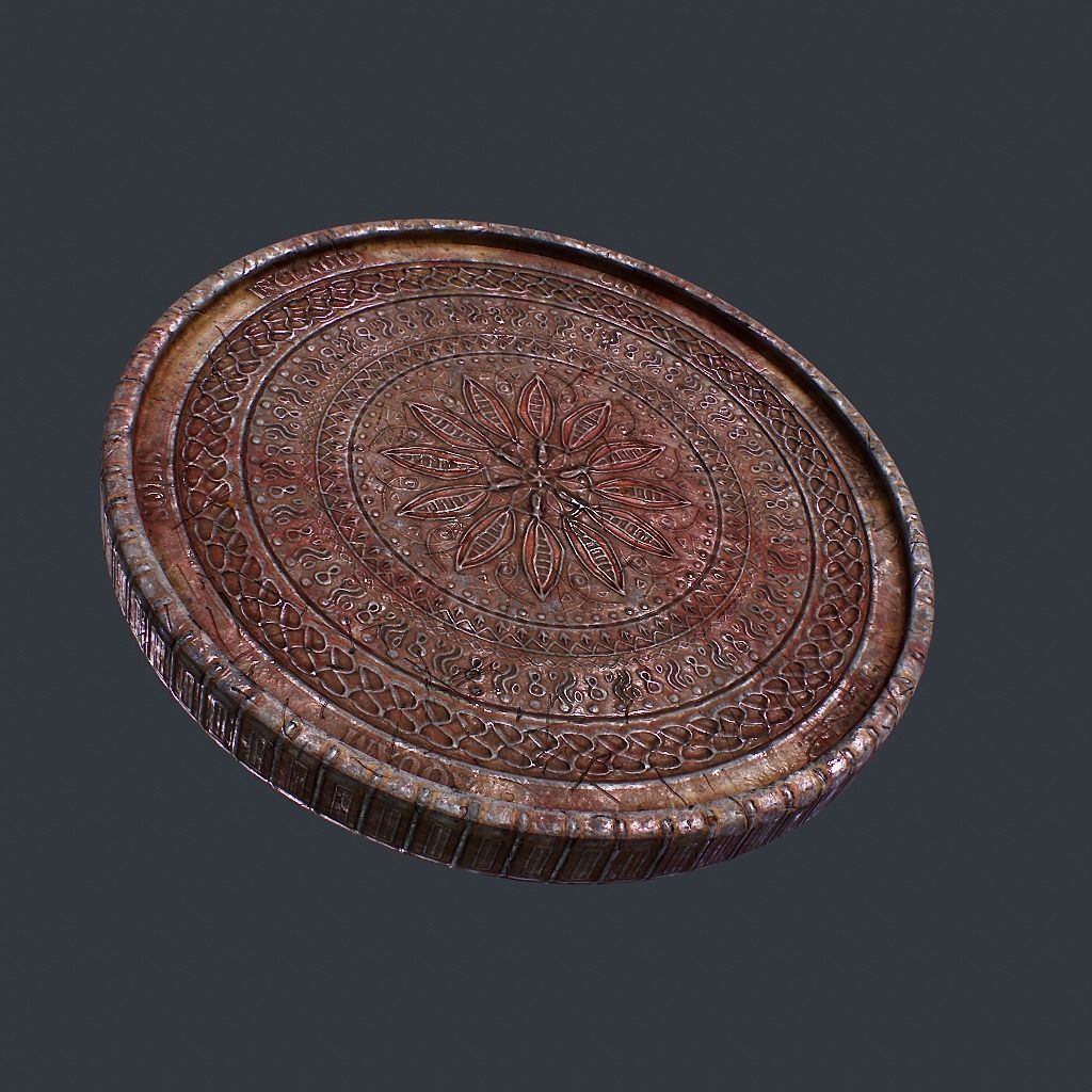 3D model Old Medallion VR / AR / low-poly | CGTrader