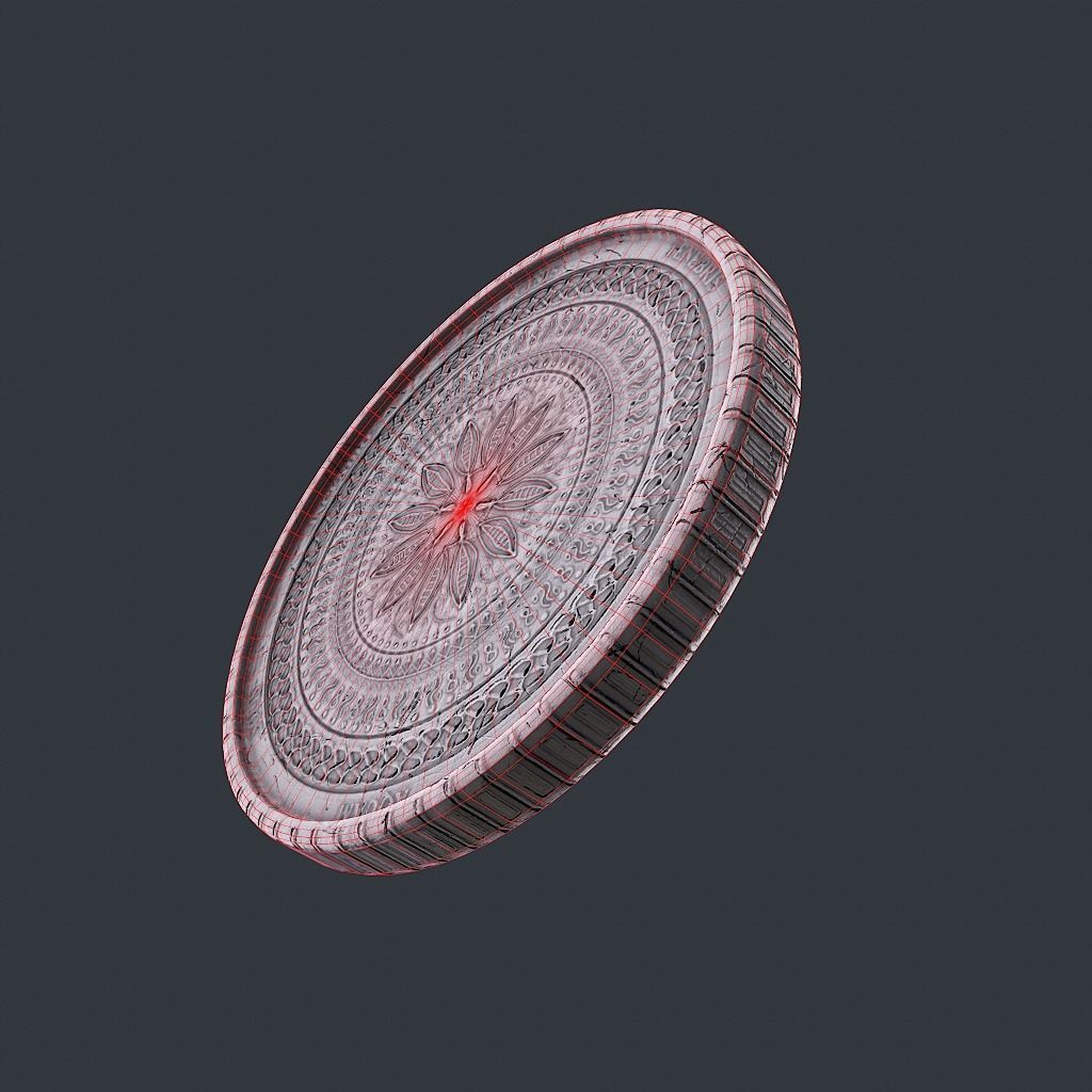 3D model Old Medallion VR / AR / low-poly | CGTrader