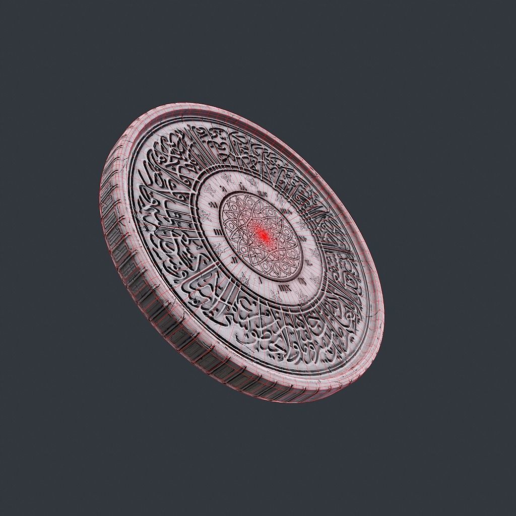 3D model Old Medallion VR / AR / low-poly | CGTrader