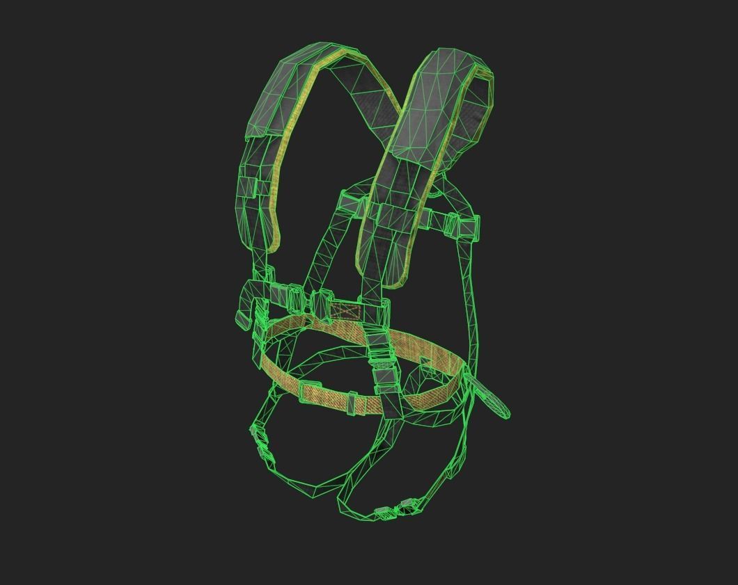 3D model Full Body Harness VR / AR / low-poly | CGTrader