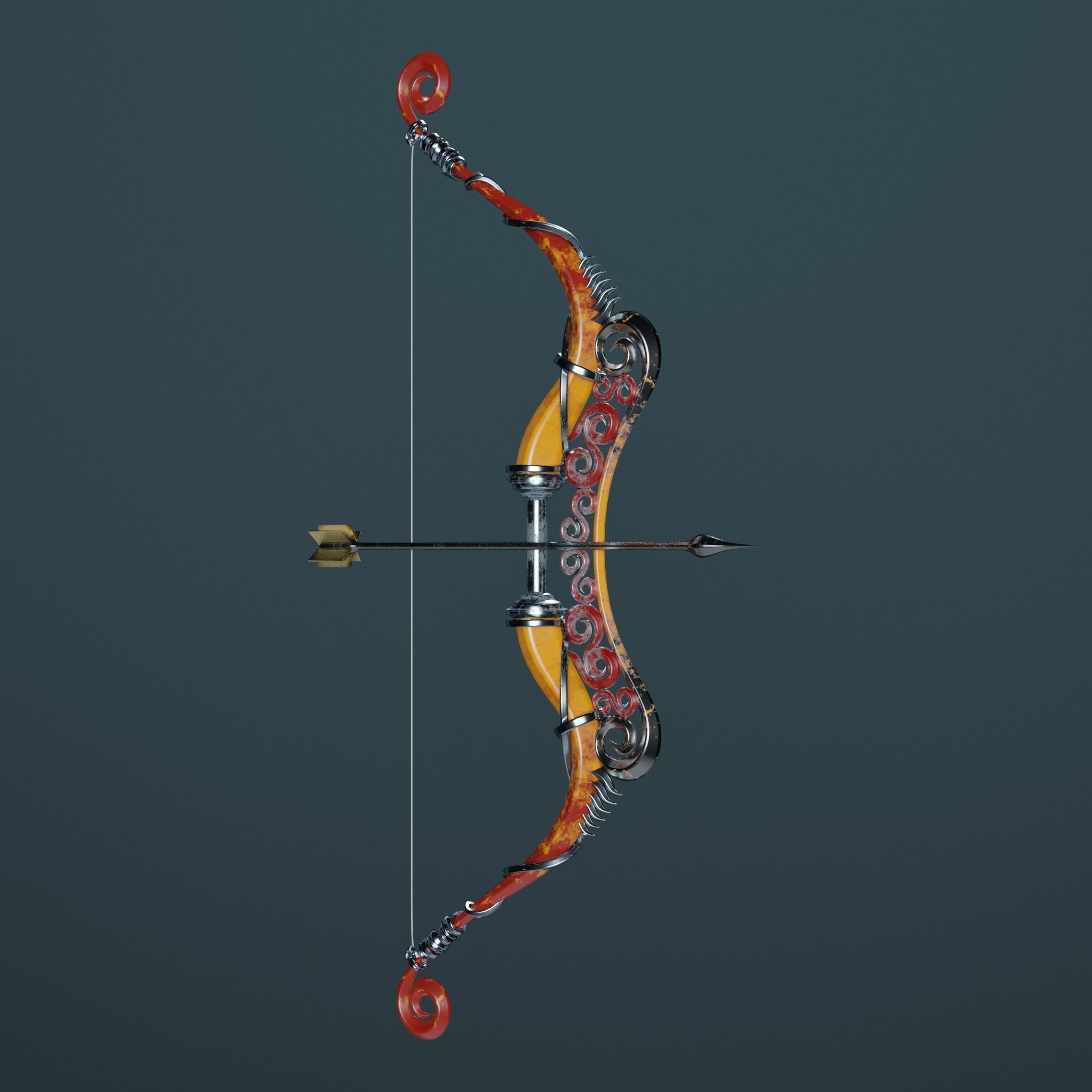 Bow and Arrow 3D model | CGTrader