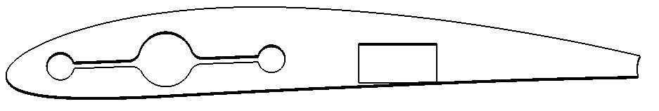 tunel de viento y perfil NACA 4212 3D model | CGTrader