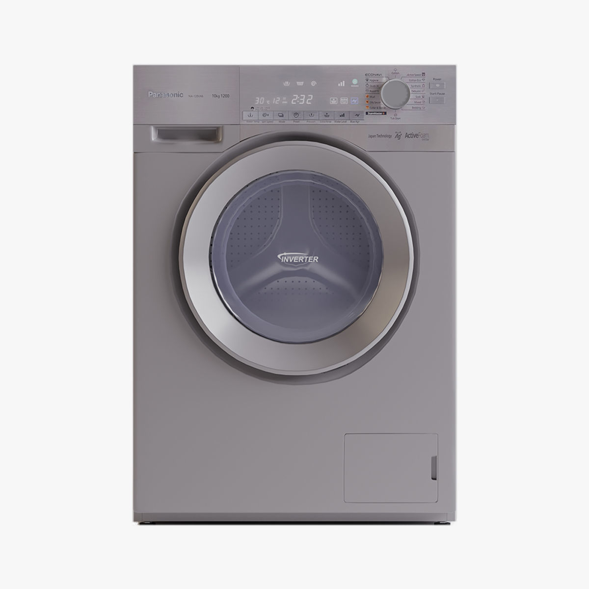 Washing Machine - Panasonic Econavi 3D model | CGTrader