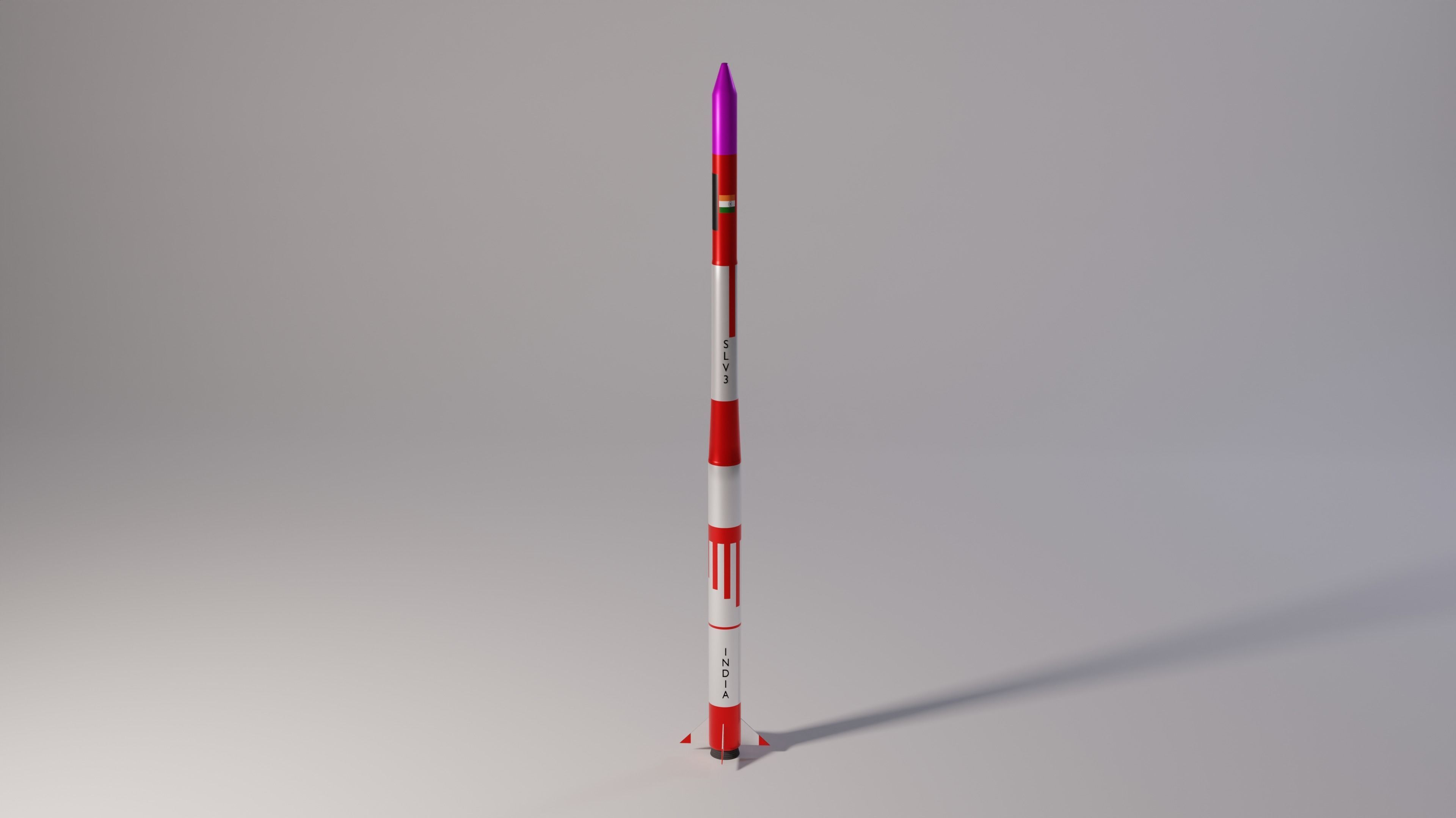 SLV Rocket India ISRO 3D model | CGTrader