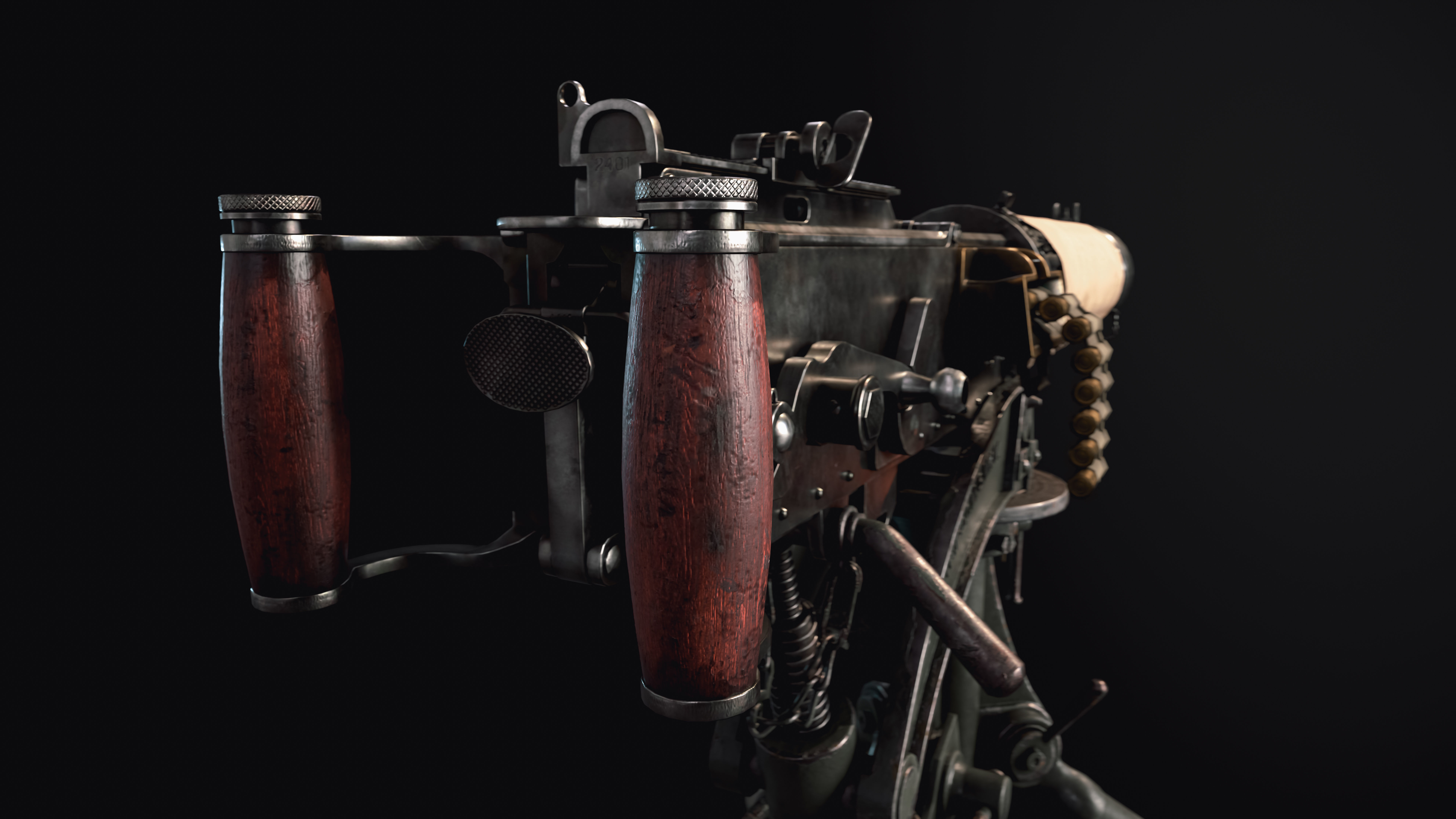 3D model Vickers Machine Gun VR / AR / low-poly | CGTrader