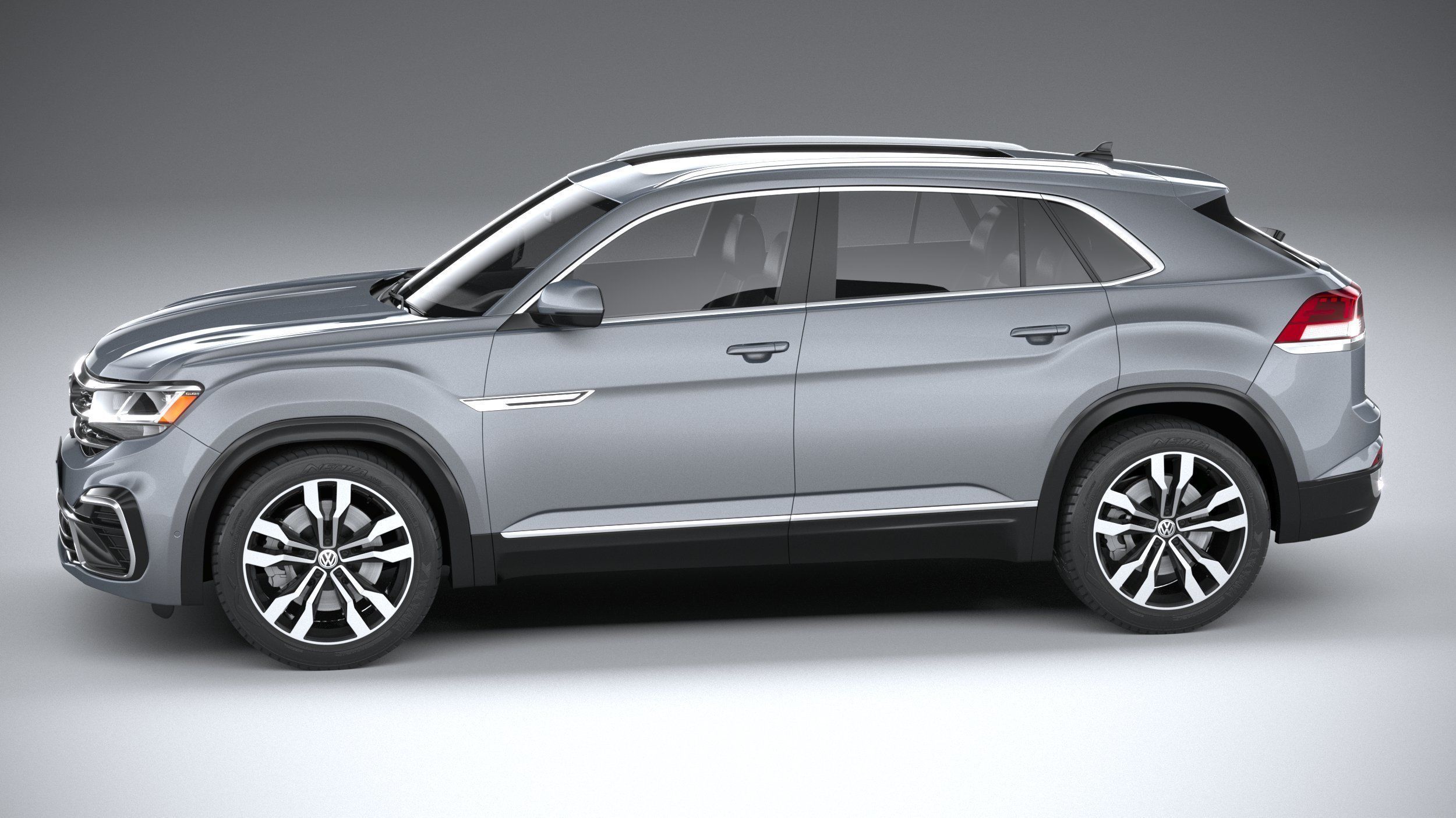 Volkswagen Atlas Cross Sport R-Line 2021 3D model | CGTrader