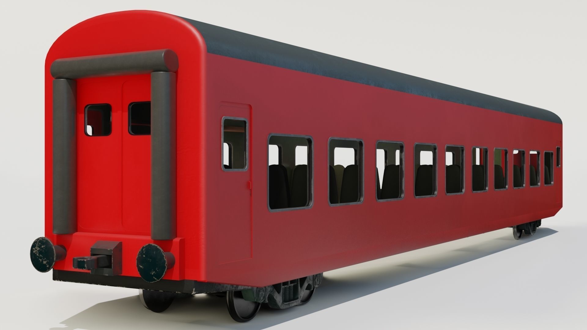 3D model Wagon 3D model train car VR / AR / low-poly | CGTrader