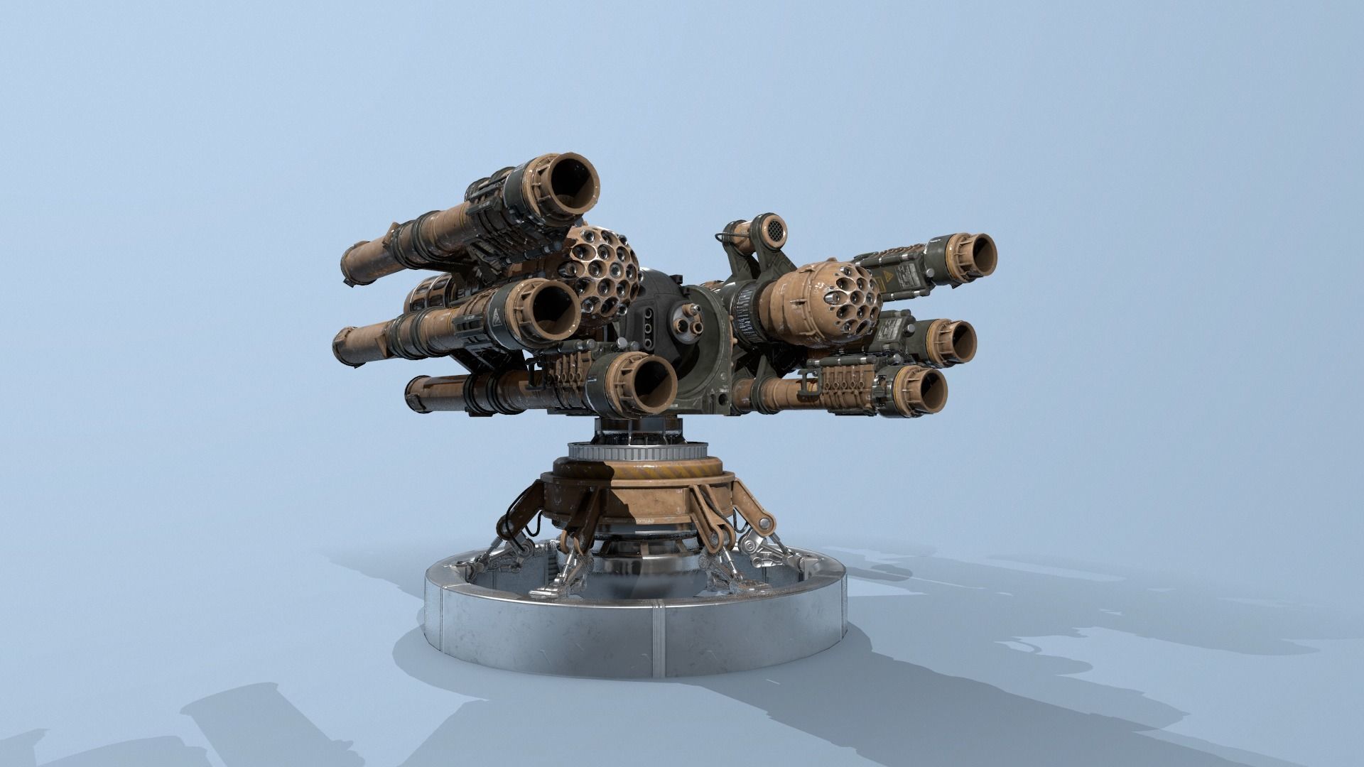 3D model Missile launcher VR / AR / low-poly | CGTrader