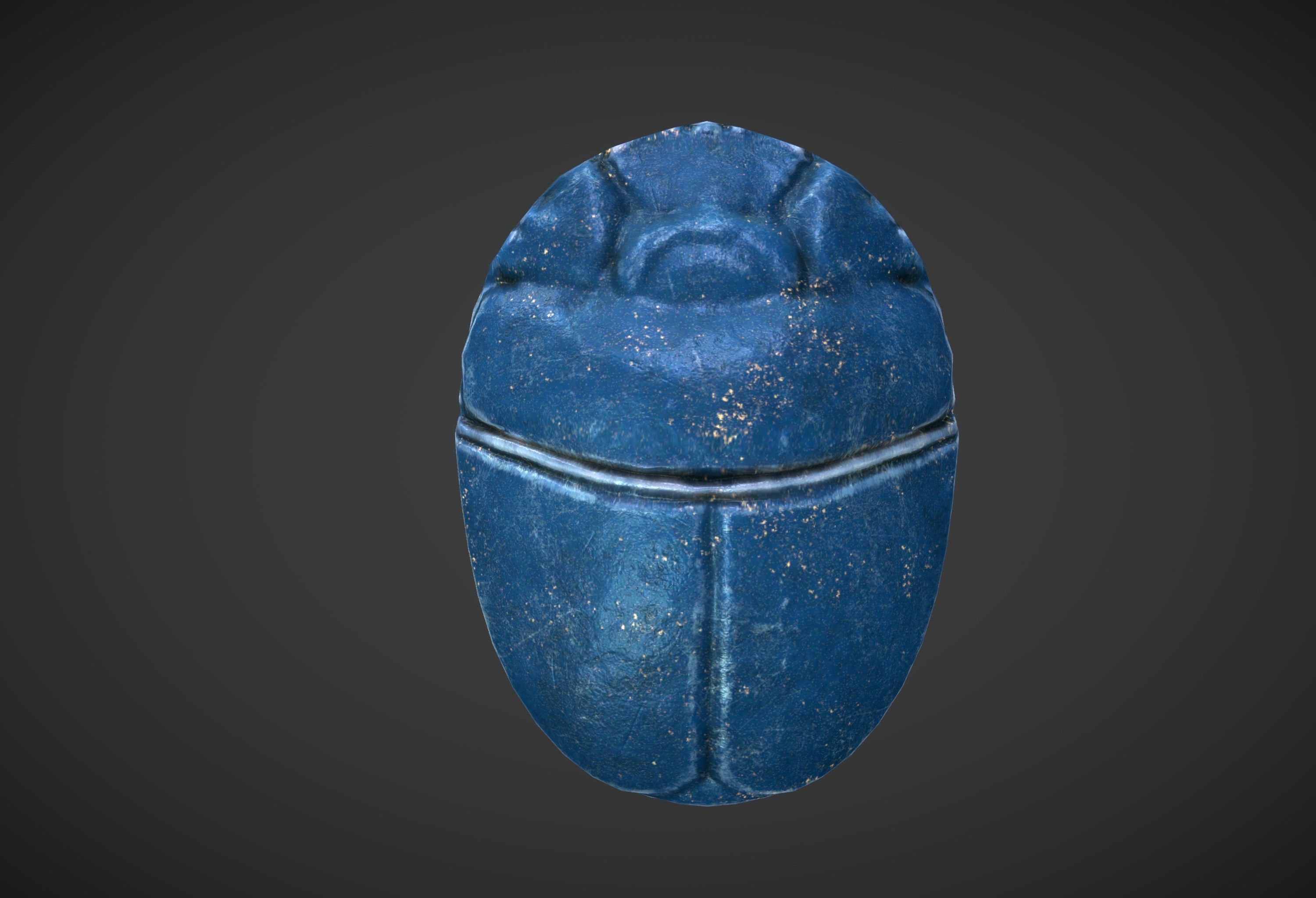 3D model Scarab amulet VR / AR / low-poly | CGTrader