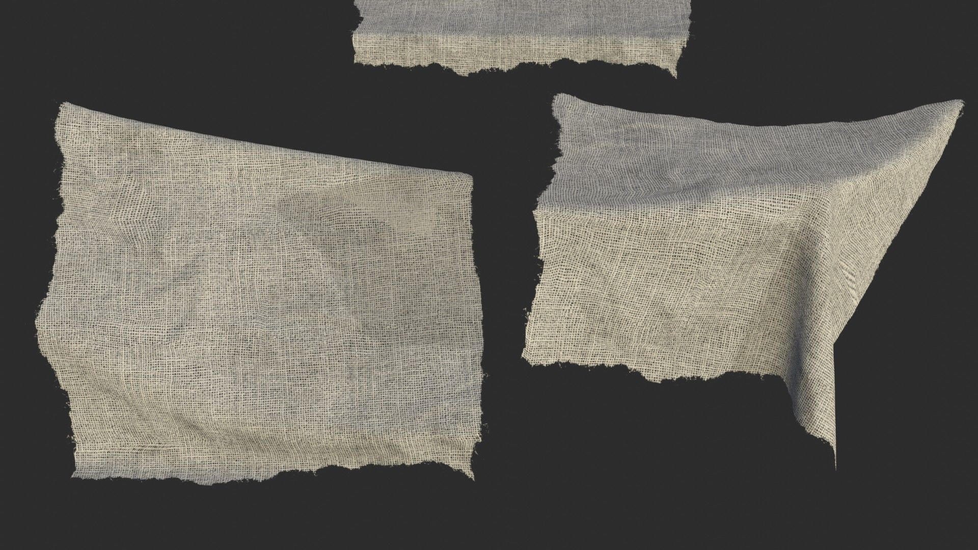3D model Old Fabric Cloth Assets 03 VR / AR / low-poly | CGTrader