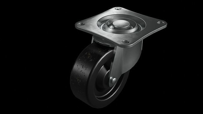 3D model Caster Wheel VR / AR / low-poly | CGTrader