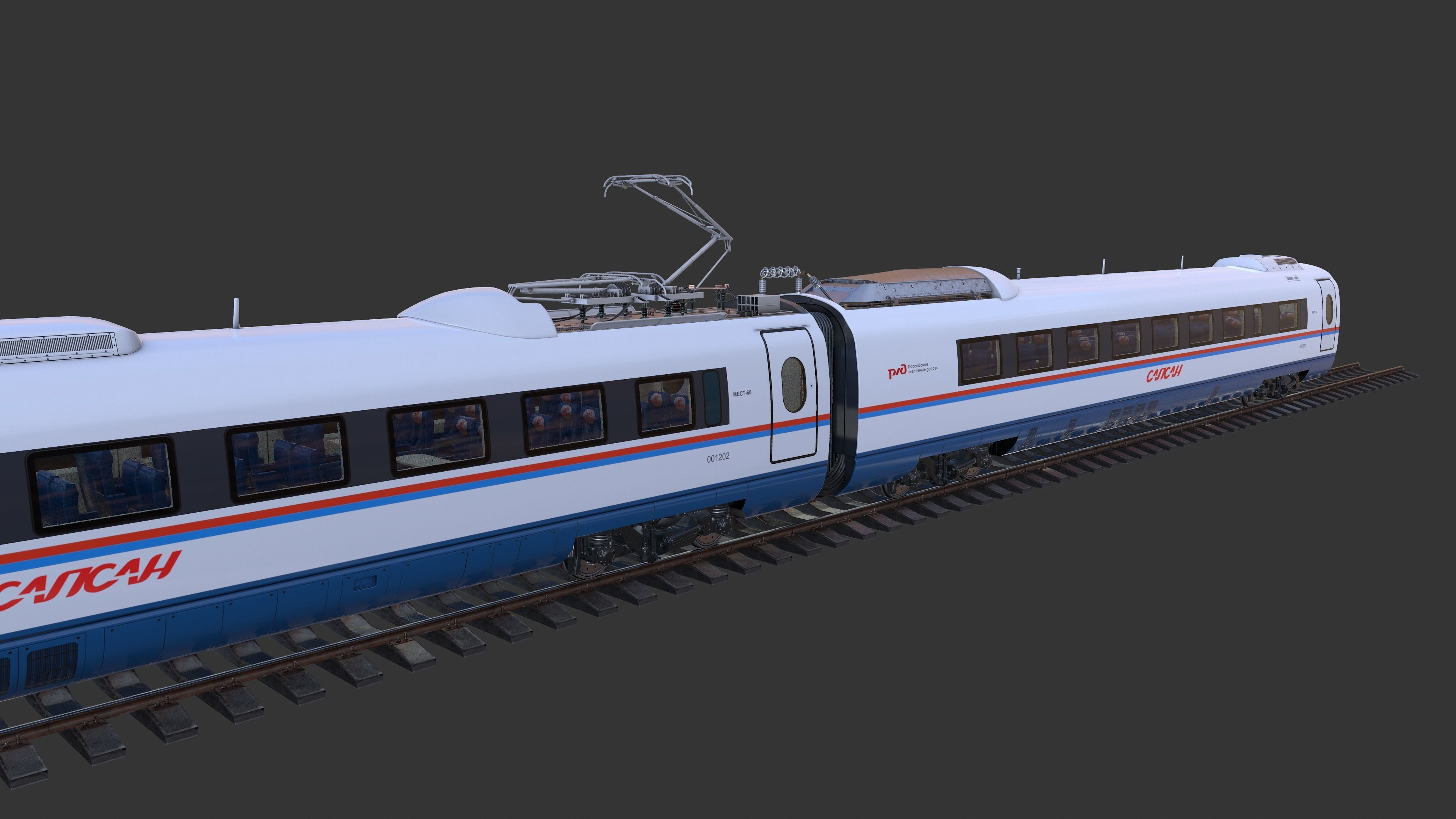 3D model EVS1 EVS2 Sapsan VR / AR / low-poly | CGTrader