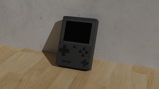 game boy 3D model rigged | CGTrader