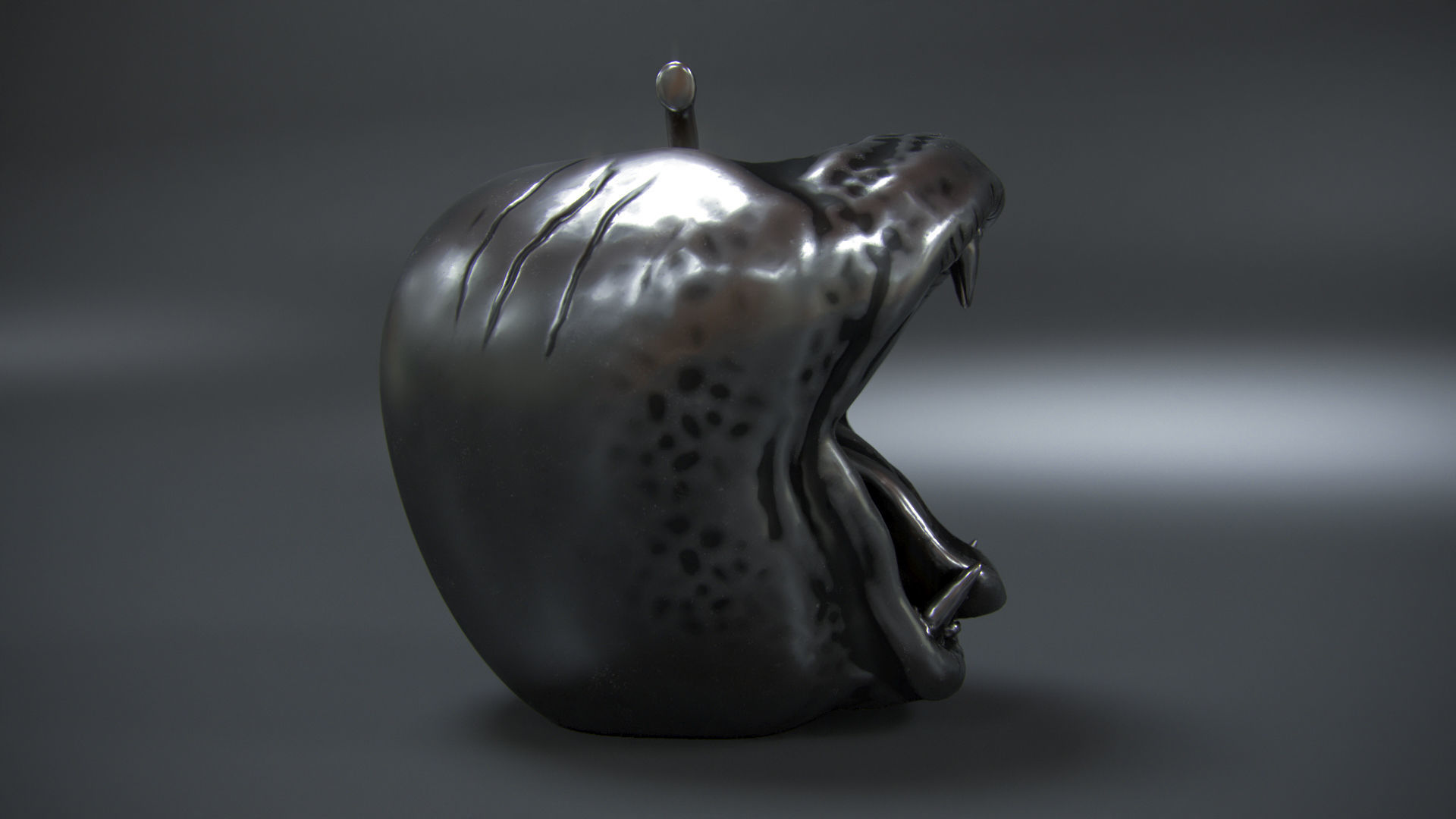 Apple Mutant 3D model 3D printable | CGTrader