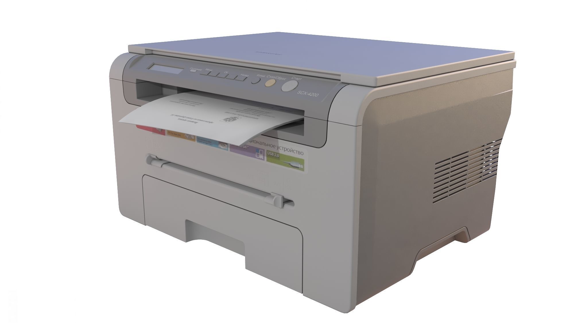 Two Printers 3D model | CGTrader