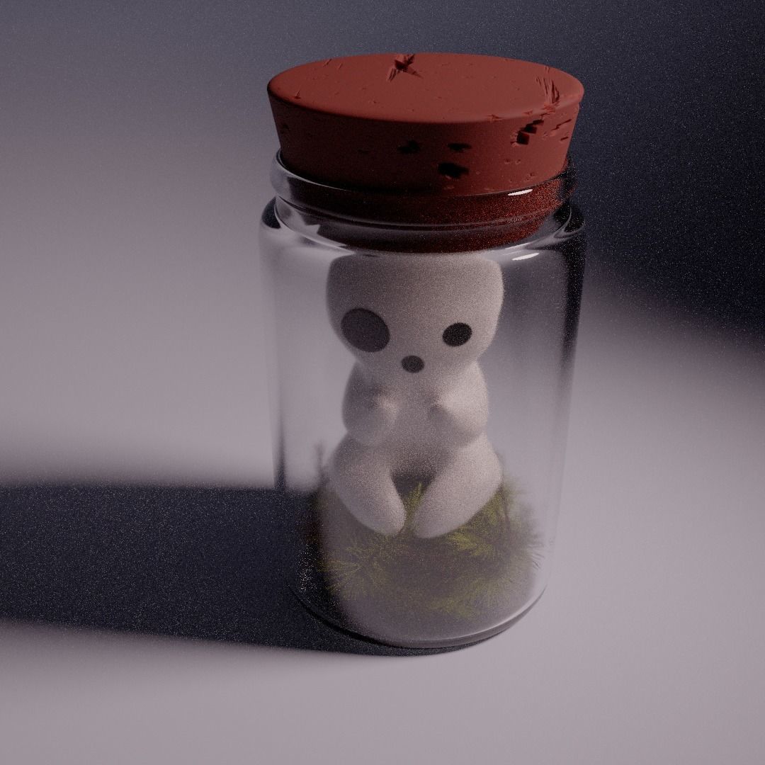 Kodama figure from Princess Mononoke anime free 3D model | CGTrader