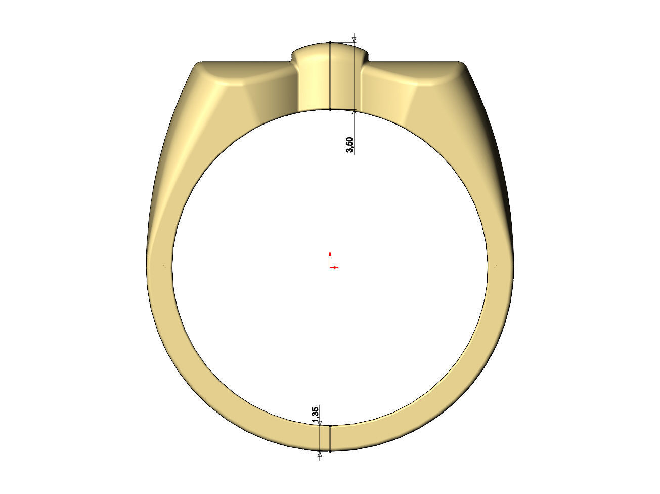 Cute Bow tie ring 3D model 3D printable | CGTrader