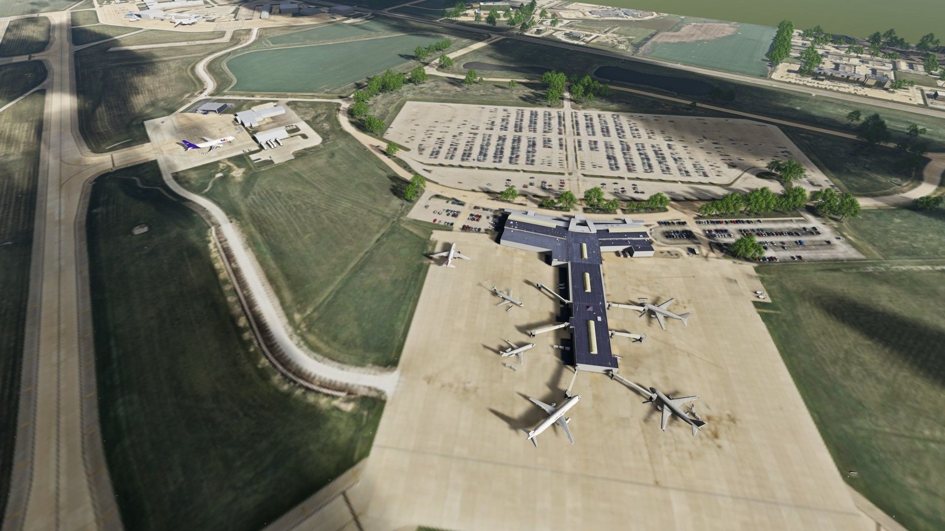 Central Illinois Regional Airport at Bloomington-Normal 3D model | CGTrader