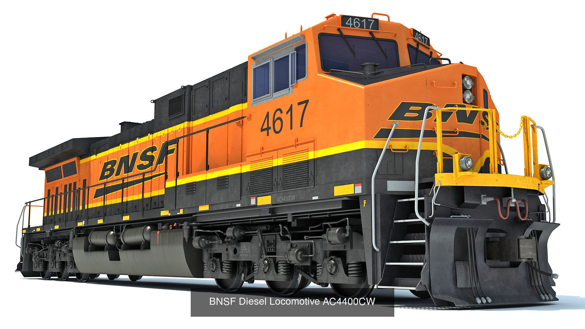 BNSF Freight Train 3D Model Collection | CGTrader