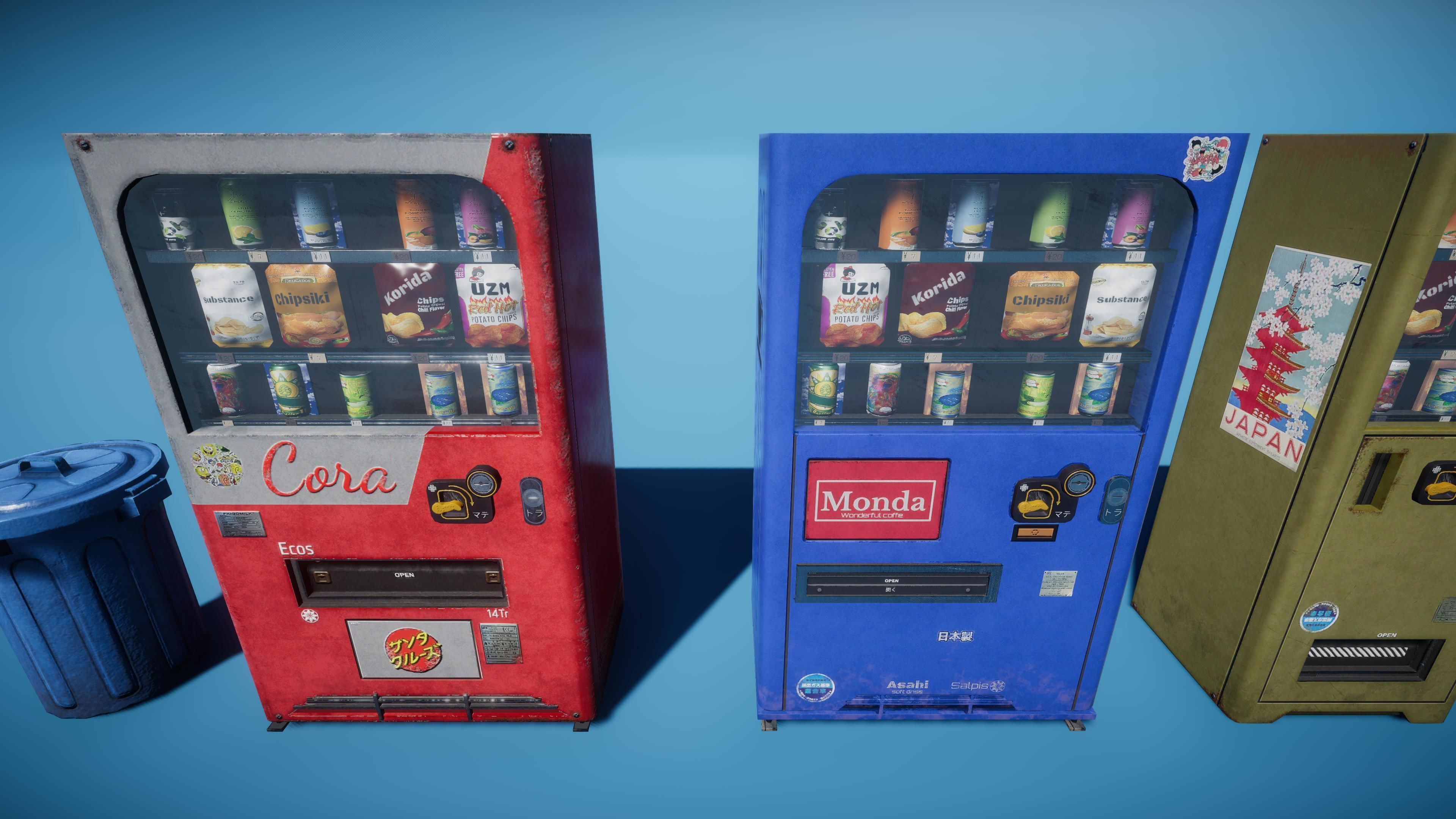 3D model Street Props Japan VR / AR / low-poly | CGTrader