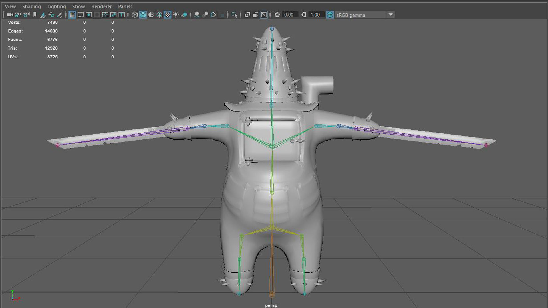 3D model Stitch Berserker VR / AR / low-poly rigged animated | CGTrader