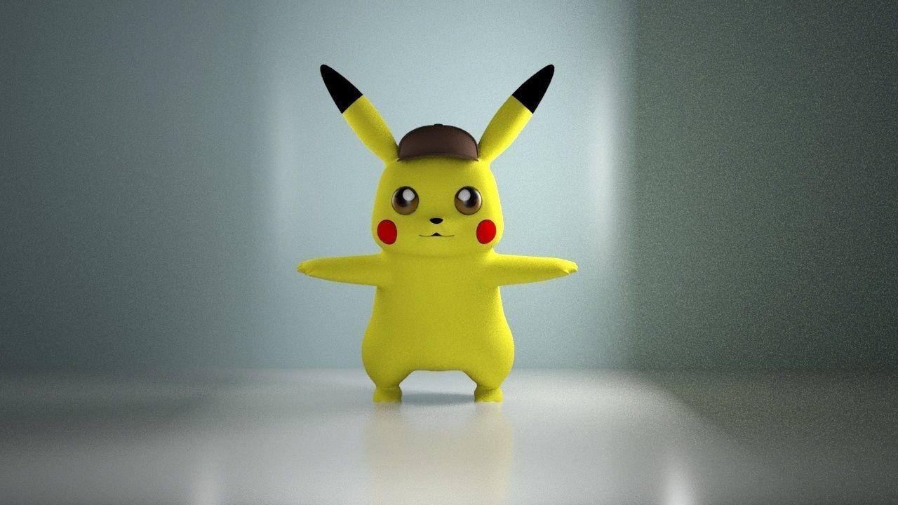 DETECTIVE PIKACHU 3d 3D model animated | CGTrader