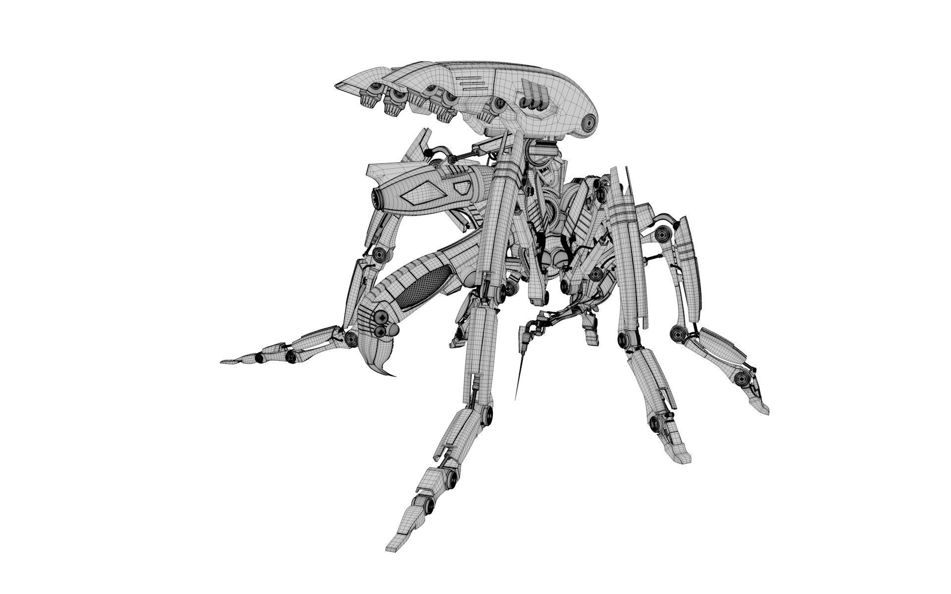 Robot insects pack 3D model 3D printable | CGTrader