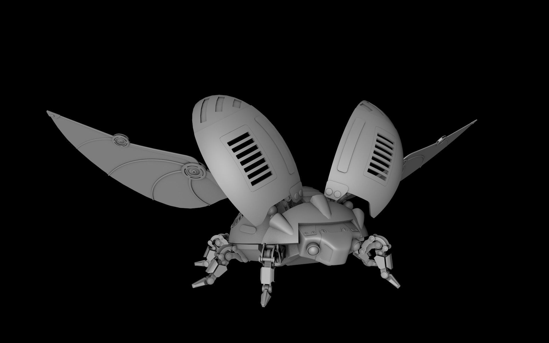 Robot insects pack 3D model 3D printable | CGTrader