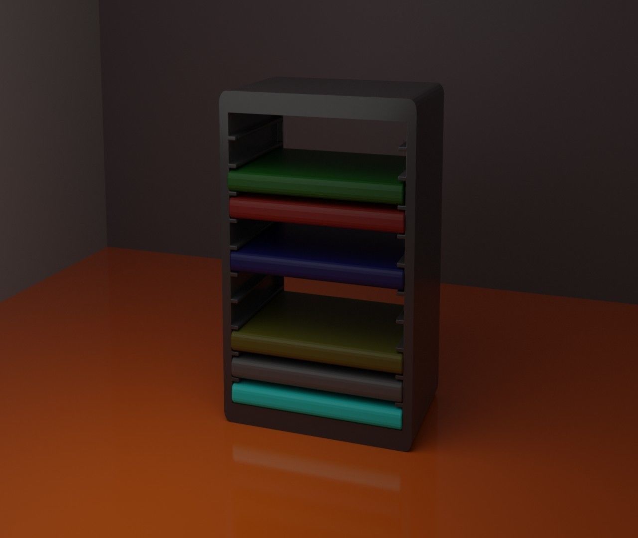 DVD Storage 3D model 3D printable | CGTrader