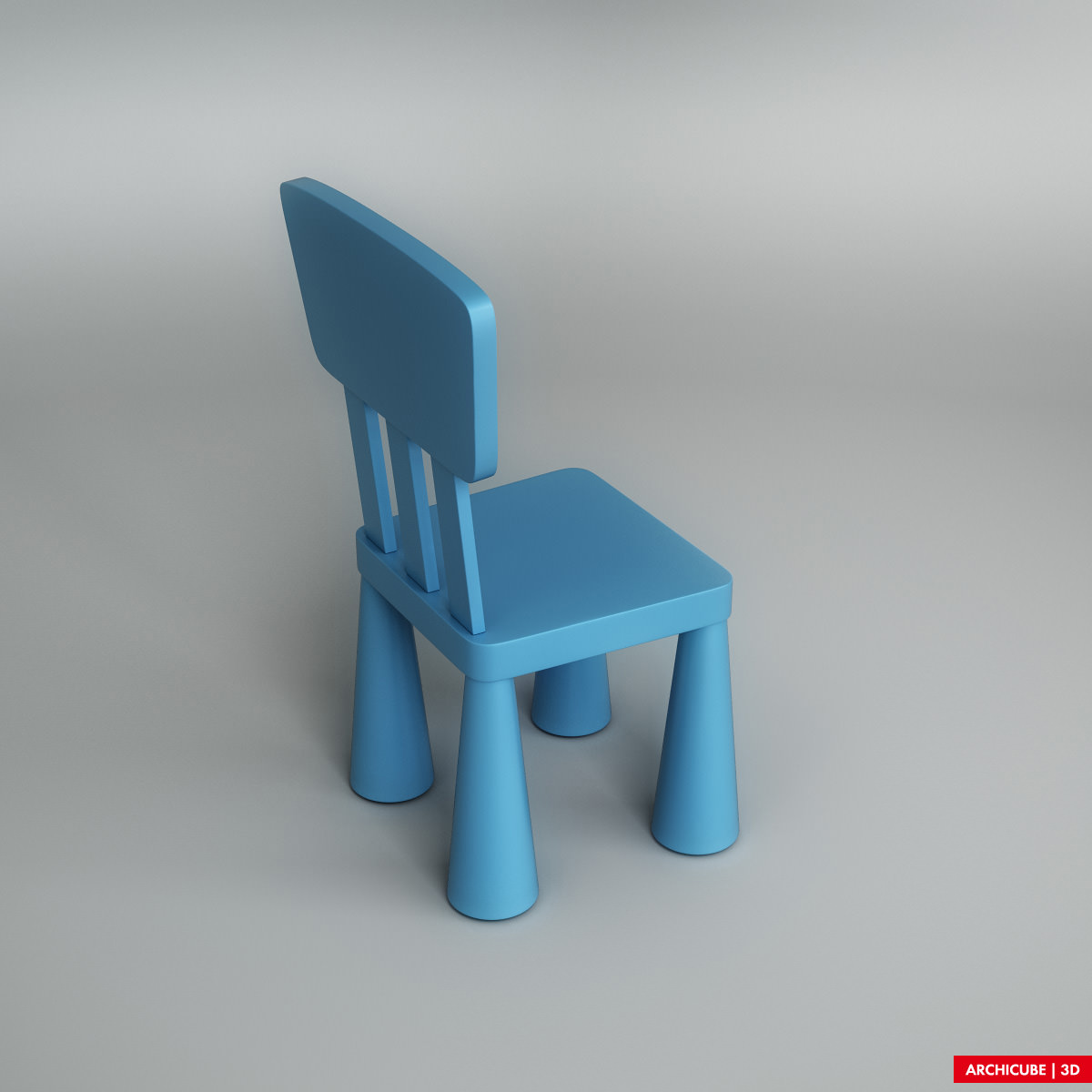 Children s chair 3D model | CGTrader