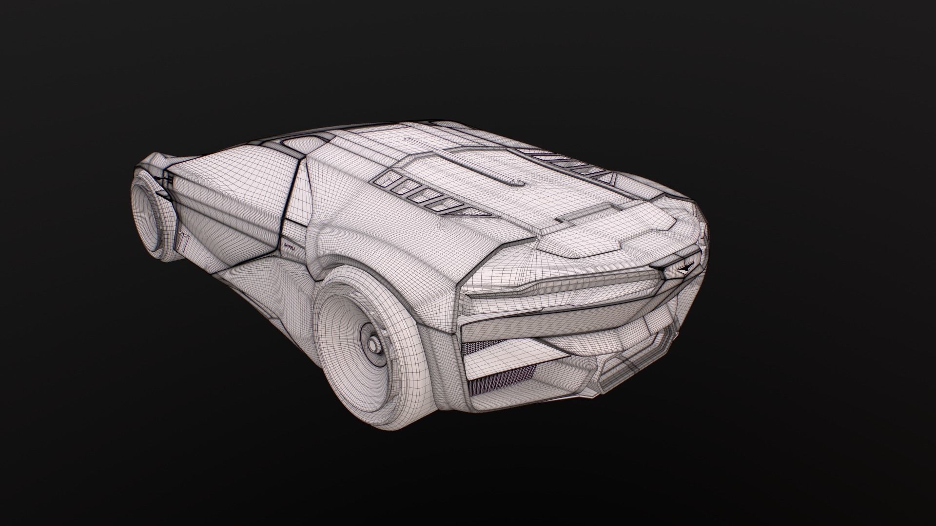 RAYFIELD CALUBURN SURERCAR from CYBERPUNK 2077 3D model | CGTrader