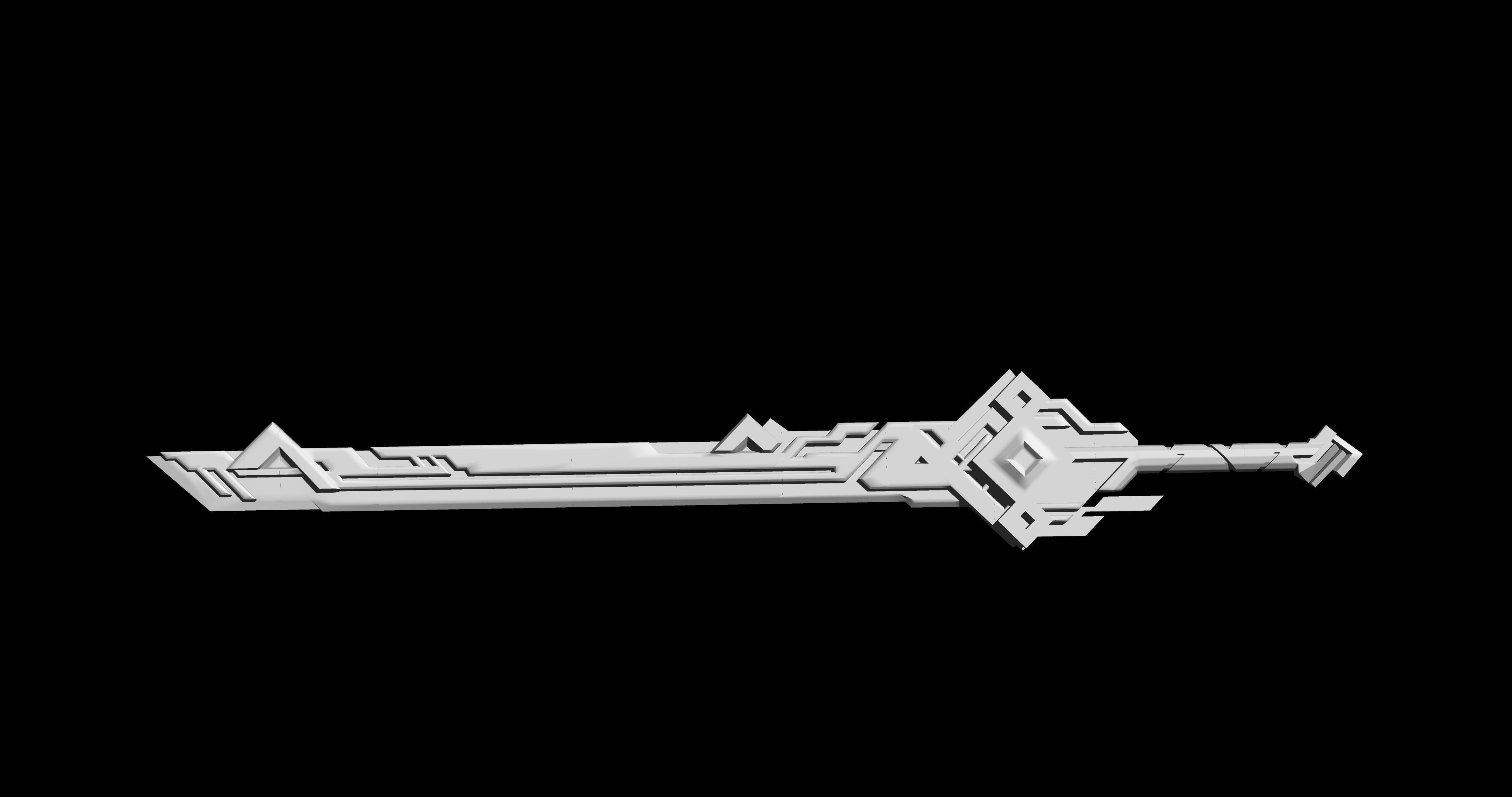 Genshin Impact Sword Summit Shaper 3D model 3D printable | CGTrader