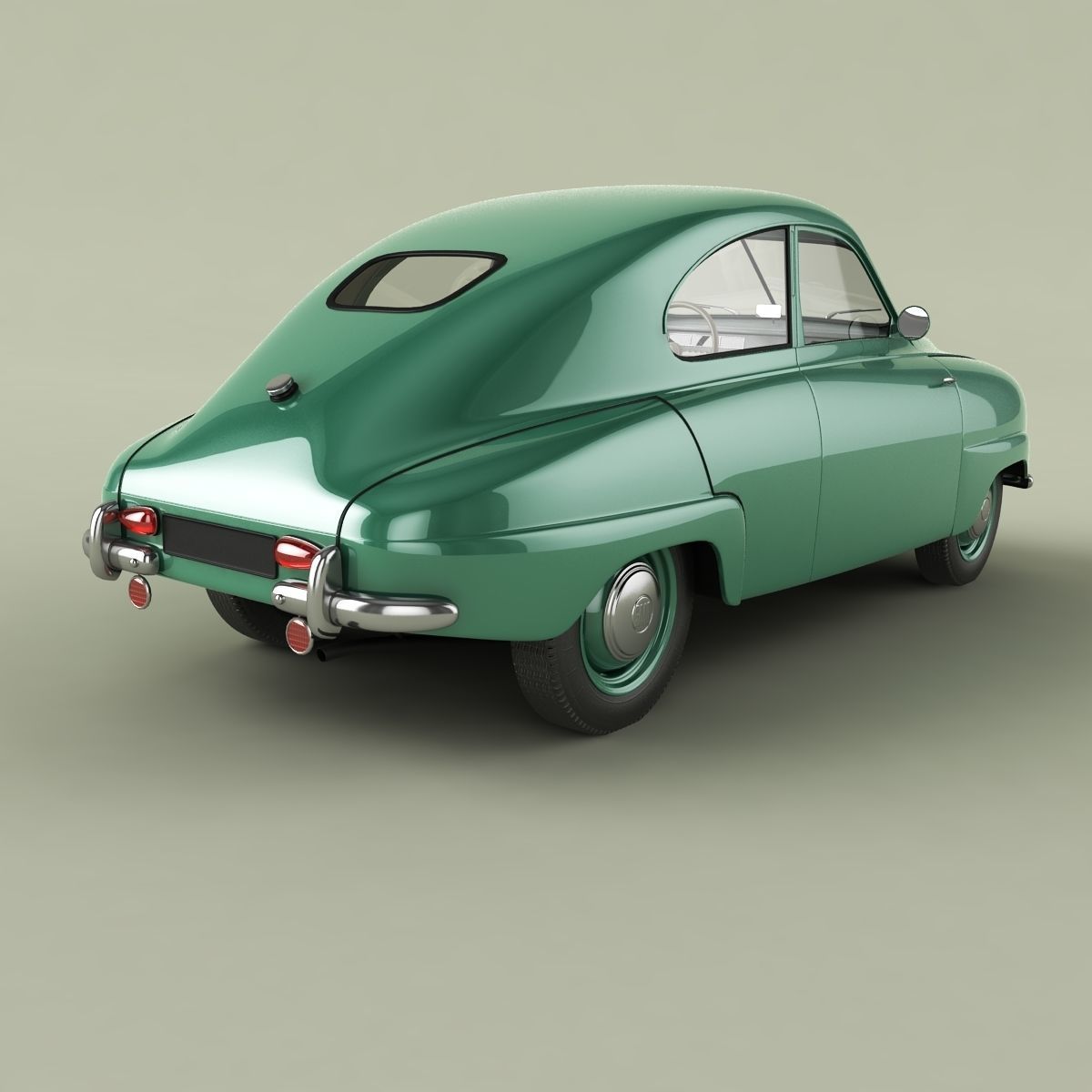 SAAB 92 3D model | CGTrader