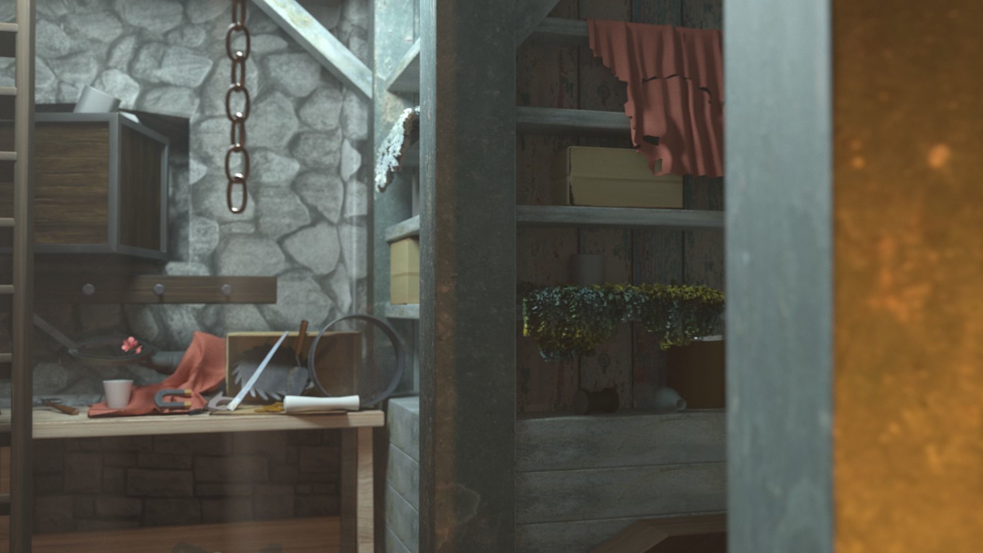 3D model Game interior VR / AR / low-poly | CGTrader