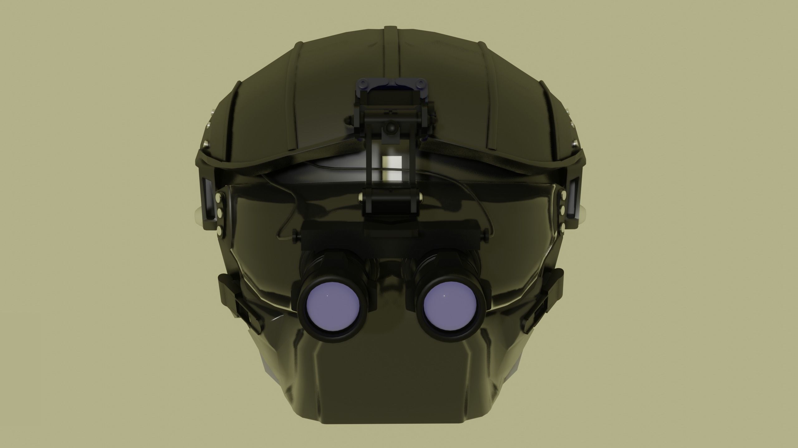 Gentex Alpha 900 Helicopter Helmet 3D model | CGTrader