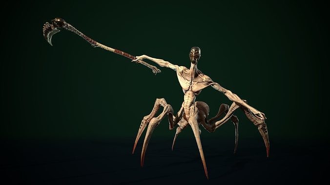 3D model character Tired Reaper VR / AR / low-poly animated | CGTrader