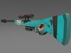 3D model Stylized sniper rifle VR / AR / low-poly | CGTrader
