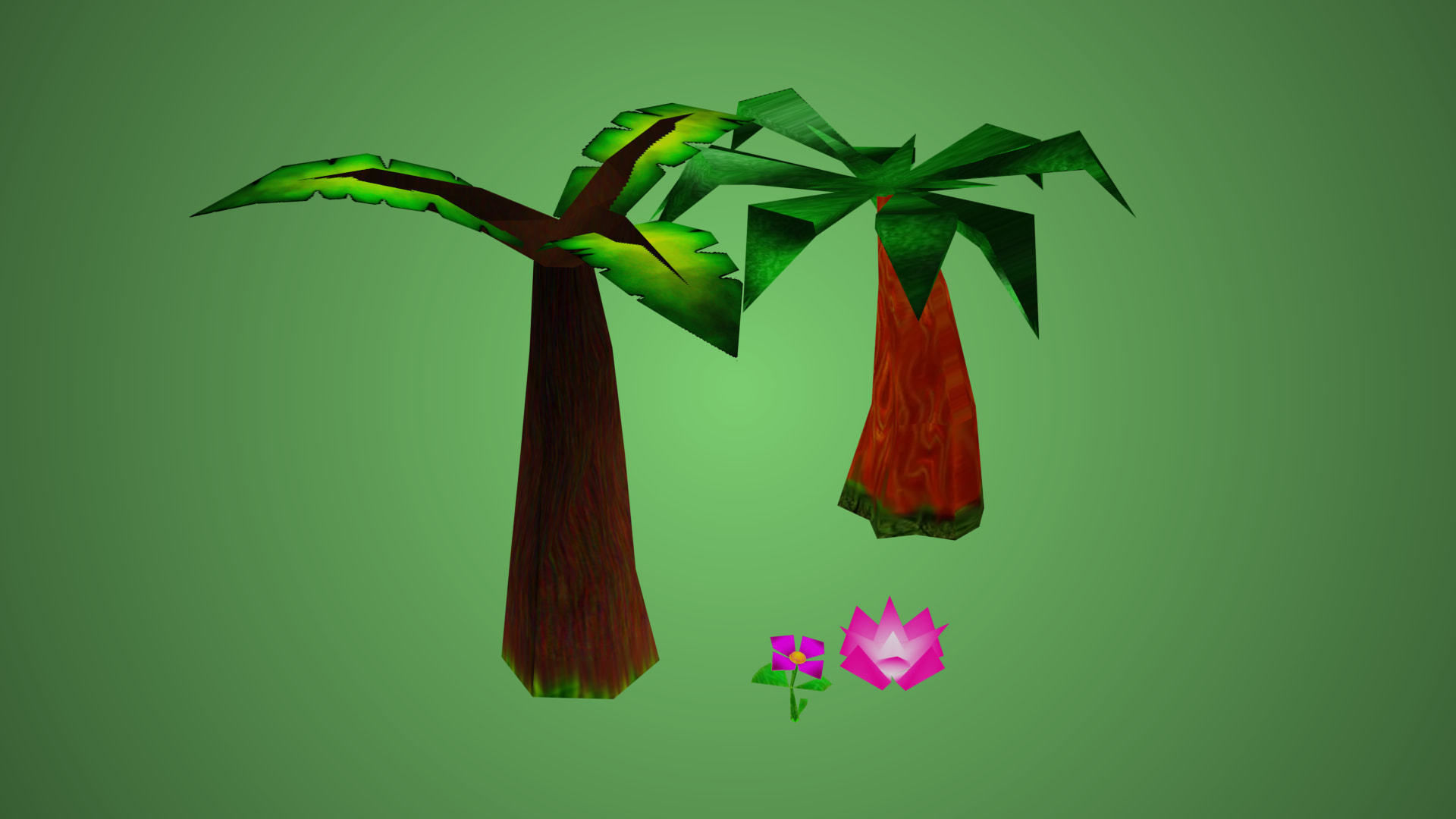 Retro Model Pack free VR / AR / low-poly 3D model | CGTrader